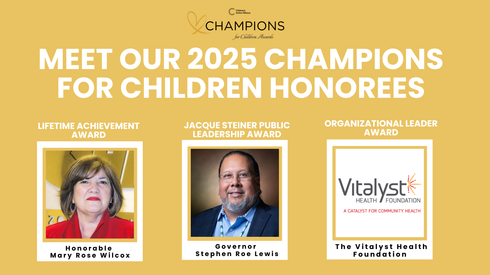 Champions for Children Awards Luncheon 2025 - Children's Action Alliance